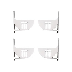 Vmohuyktx Set of 4 Convenient Wall Shelf Set Compact Wall Mounted Storage Rack Storage Shelf Display Holder