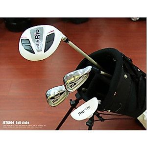 PGM Junior Golf Club, RIO golf clubs complete set right handed for Children Kids 9-12, 4 pieces youth Golf Clubs with Stand Bag for Boys & Girls Black