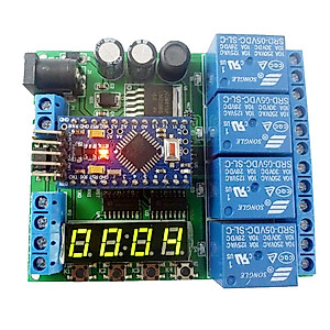 Eletechsup DC 5V 16M ATmega328P Pro Mini Development Board for Arduiuo IO22C04 4CH PLC Board (1)