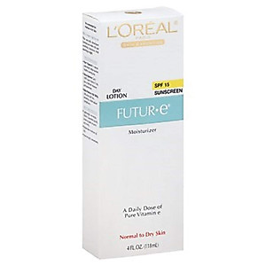 L'Oreal Paris Skin Expertise Future Moisturizer + a Daily Dose of Pure Vitamin E, SPF 15 4 oz