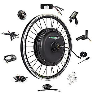 EBIKELING Waterproof Ebike Conversion Kit for Electric Bike 20" Rear Wheel Electric Bicycle Hub Motor Kit
