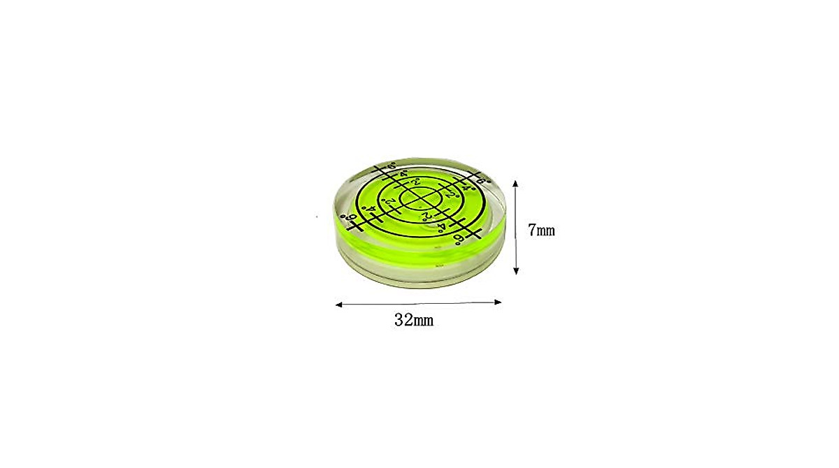 6 pcs Bubble Spirit Level for Tripods & Turntables | YOTOM