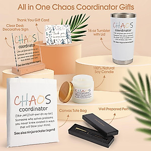 Chaos Coordinator Gifts for Women, Thank You Gifts for Women, Appreciation Gifts for Coworker Boss Lady, Teacher Gifts, Employee Appreciation Gifts, Anniversary, Birthday & Christmas Gift for Women