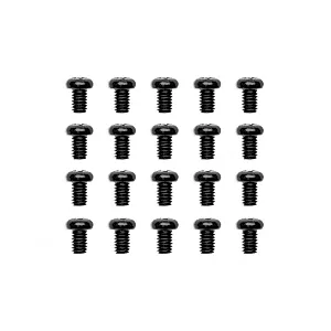 EKWB EK-Loop Phillips Head Screw Set, M4x6mm, Black, 20 Pack