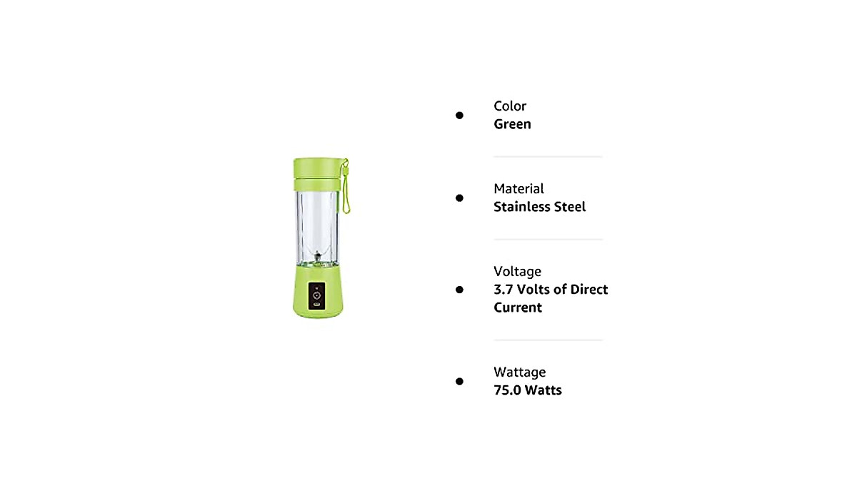 Portable Blender for Shakes & Smoothies | USB Rechargeable Mini Blender