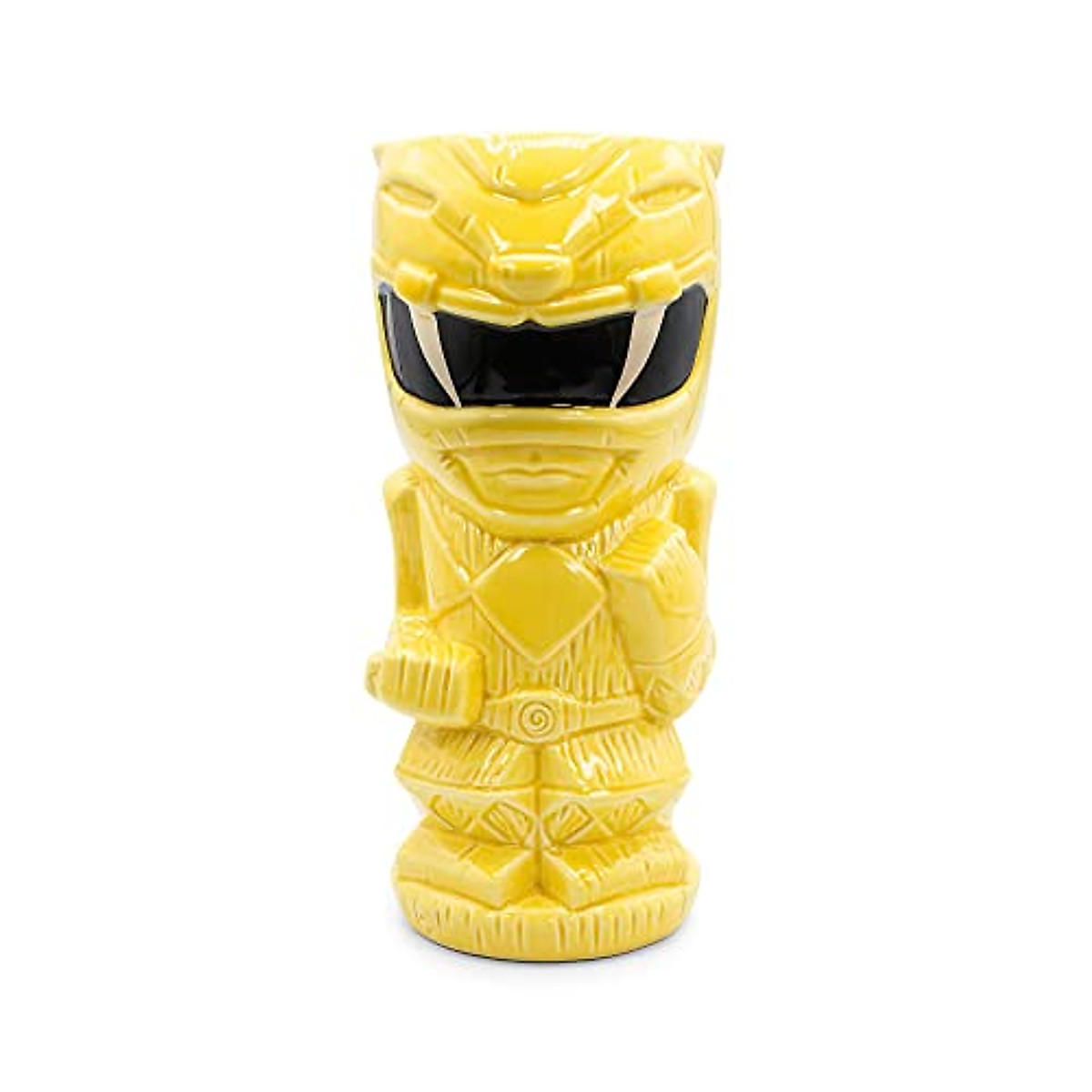 Geeki Tikis Power Rangers Yellow Ranger Ceramic Mug | Holds 15 Ounces