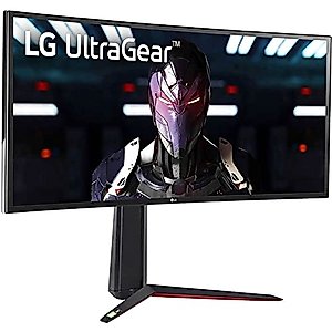 LG 34GN85B-B 3440 x 1440 34" Curved IPS G-Sync Monitor, Black
