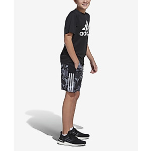 adidas boys Aeroready® Action Camo Shorts, Black, 8-15 Years US