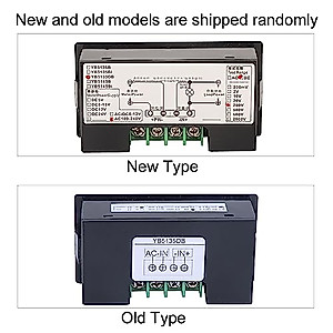 YB5135DB Digital Voltage Testers Mini DC Voltmeter Blue Backlight LED Panel Accuracy Volt Monitor Tester AC100-240V(DC 0-200V)