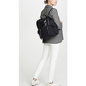 Rebecca Minkoff Bowie Nylon Backpack, BLACK