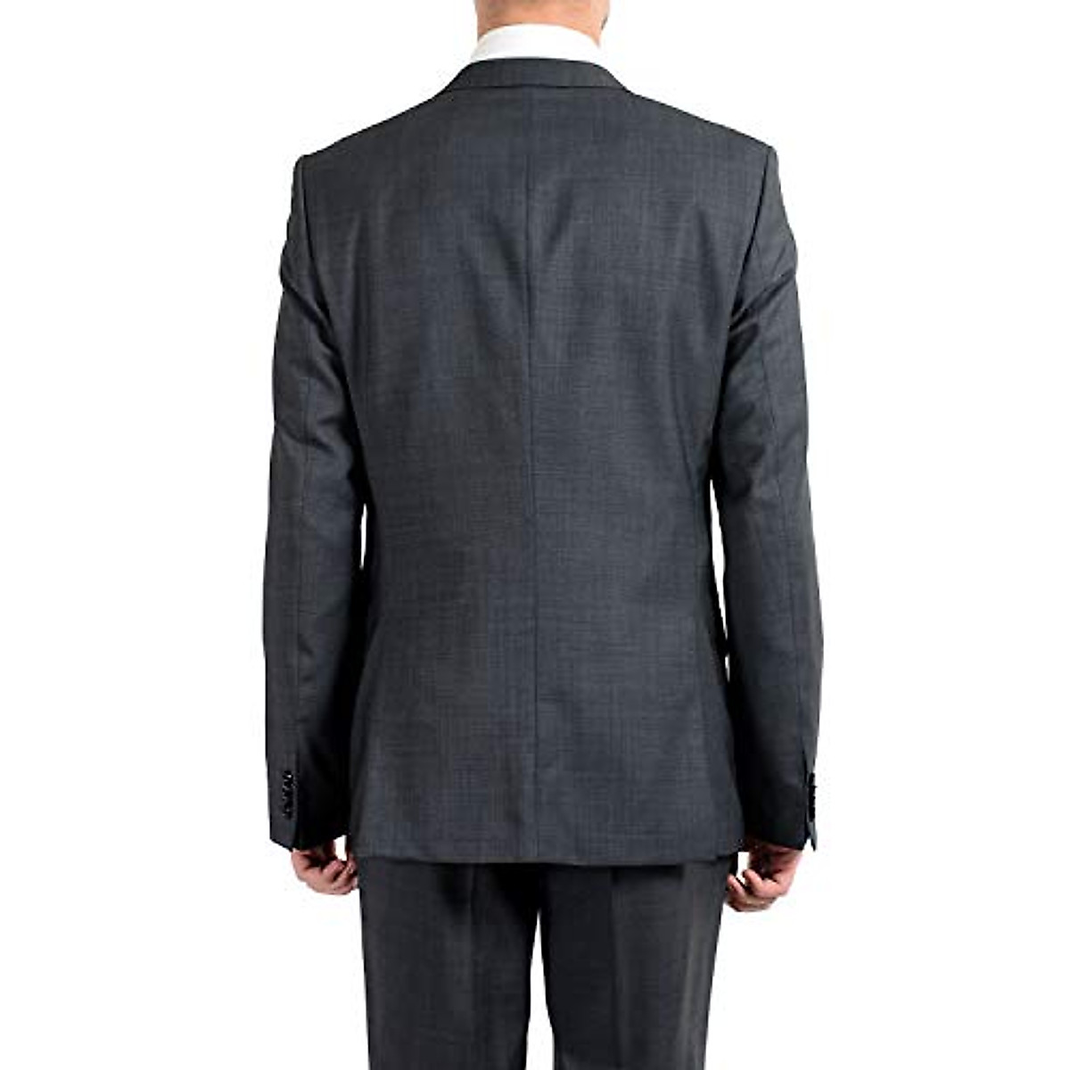 Hugo Boss "C-Huge1/C-Genius Men's Wool Two Button Suit US 40L IT 50L Gray