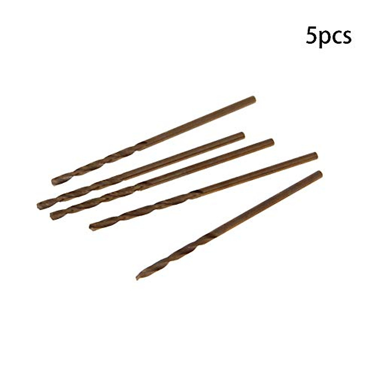 Utoolmart Twist Drill Bit, High Speed Steel Twist Drill Bit, Equal Reduced Shank Bit, 1.4mm Dia Twist Bits, M35 Cobalt Twist Drill Bit Set, for Steel Aluminum Alloy, 5 Pcs