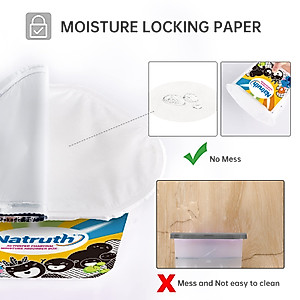 NATRUTH Moisture Absorbers with Activated Charcoal,800ml(6-Pack)*12.5 OZ Portable Closet Dehumidifier, Odor Eliminator Absorber Bucket,Humidity Absorber,Dehumidifier for Bathrooms, Kitchen & Boats