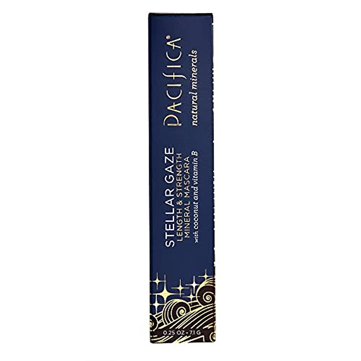 Pacifica Beauty Stellar Gaze Length & Strength Black Mascara, For Volume And Length, Vitamin B + Coconut, Natural Lash Effect, Silicone, Sulfate + Paraben Free, Vegan And Cruelty Free, Pack Of 2