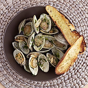 IMUSA USA Steamer with Glass Lid 20-Quart, Silver