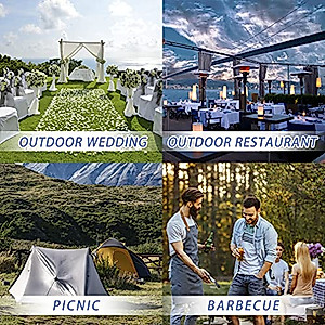 10'x30' Party Tent, Outdoor Wedding Tent Water-Proof Canopy Tent with 5 Removable Walls for Wedding Parties Camping