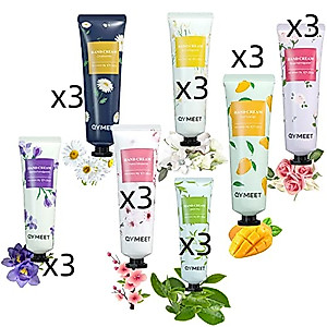 21-Pack Hand Cream Gift Set, Gentle Hand Cream Lotion with Natural Plant Flower Fruit Flavor for Even Sensitive Skin, Extra-Moisturizing Cream Outdoor Travel Size, Present for all Relationship