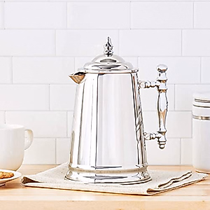 Francois et Mimi Custom-Style Double Wall French Coffee Press, 34-Ounce, Stainless Steel (Vintage)