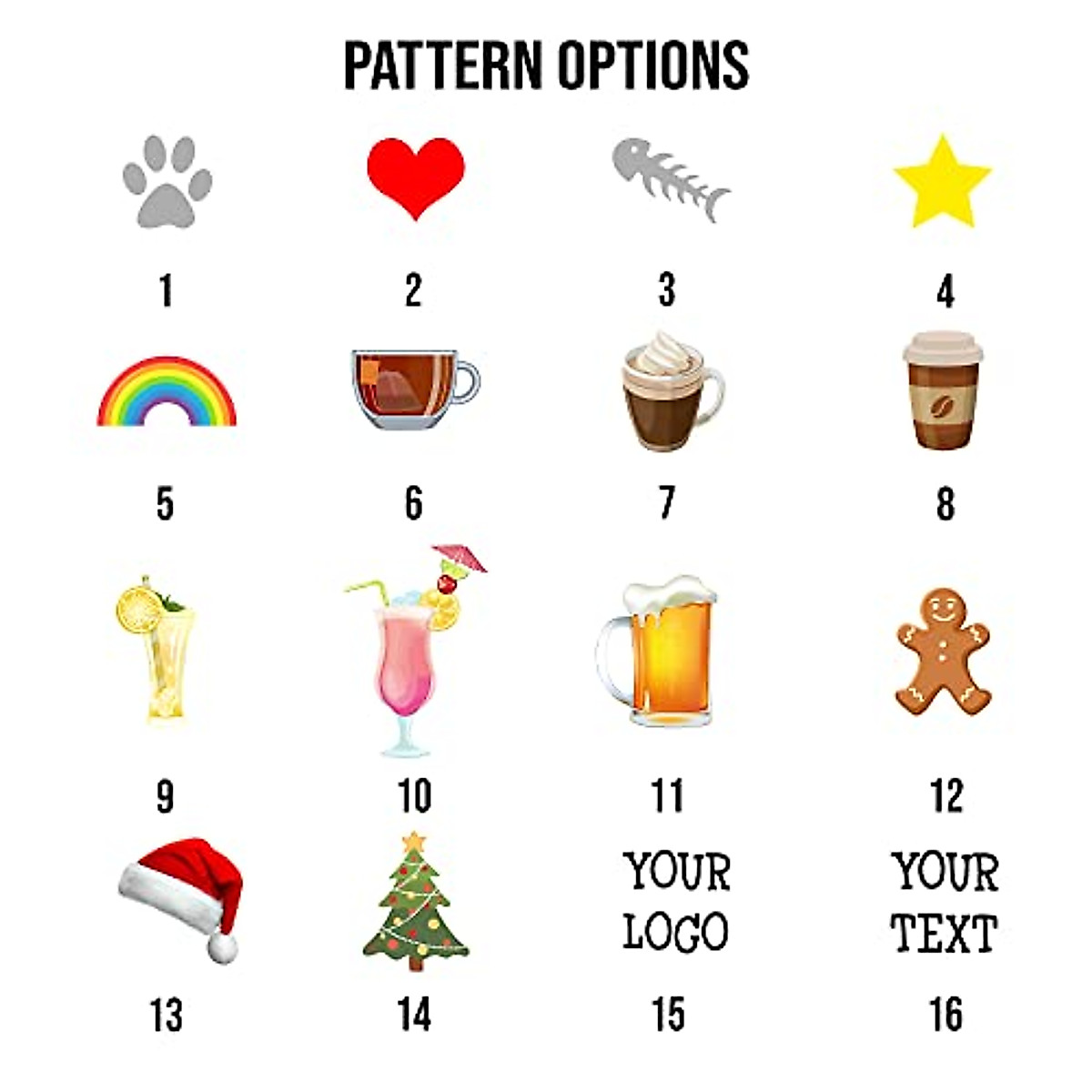 Hyturtle Personalized Pet Owner Glass Cup Dog Cat Face in Pictures Pet Paw Glass Cup bamboo Lid & Straw 12oz16oz Coffee Glass Cup Birthday Christmas Gifts For Women Girls Kid Animal Lover Custom Name