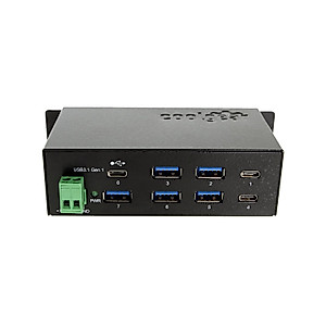 7 Port USB 3.2 Gen 1 Type-C Hub w/ESD Surge Protection & USB-C Upstream