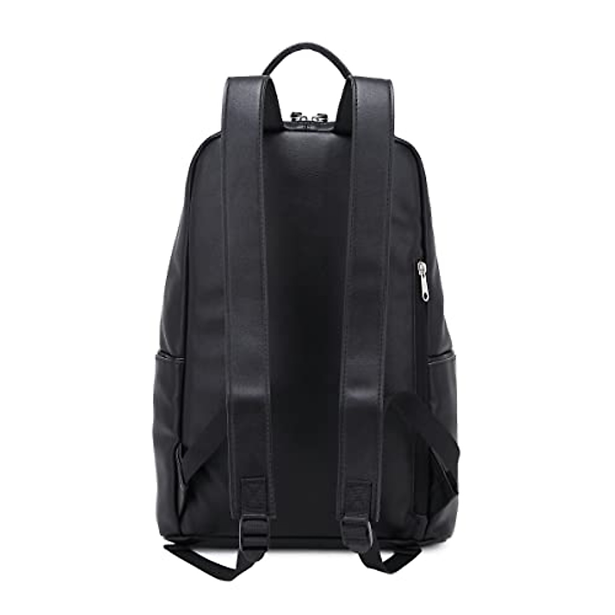 Kah&Kee Feaux Leather Backpack Purse for Women Casual Travel Fashion Daypack (Black)