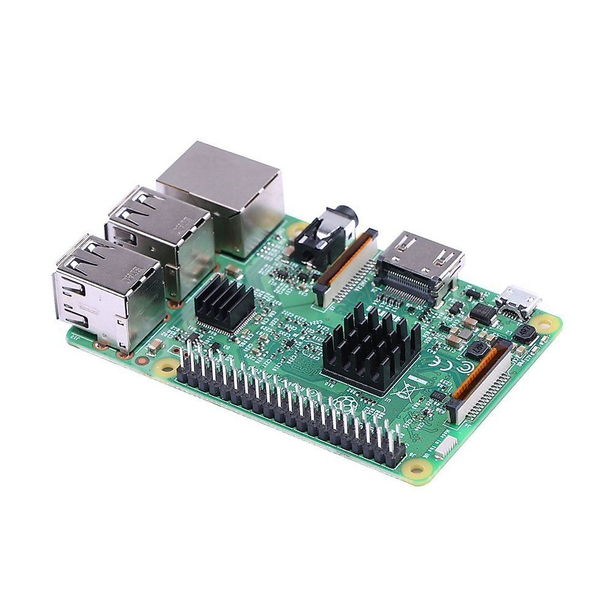 Easycargo 40pcs Raspberry Pi 4 Heatsink Kit Aluminum + Copper + 3M 8810 Thermal Conductive Adhesive Tape for Cooling Cooler Raspberry Pi 4B, Raspberry Pi 3 B+