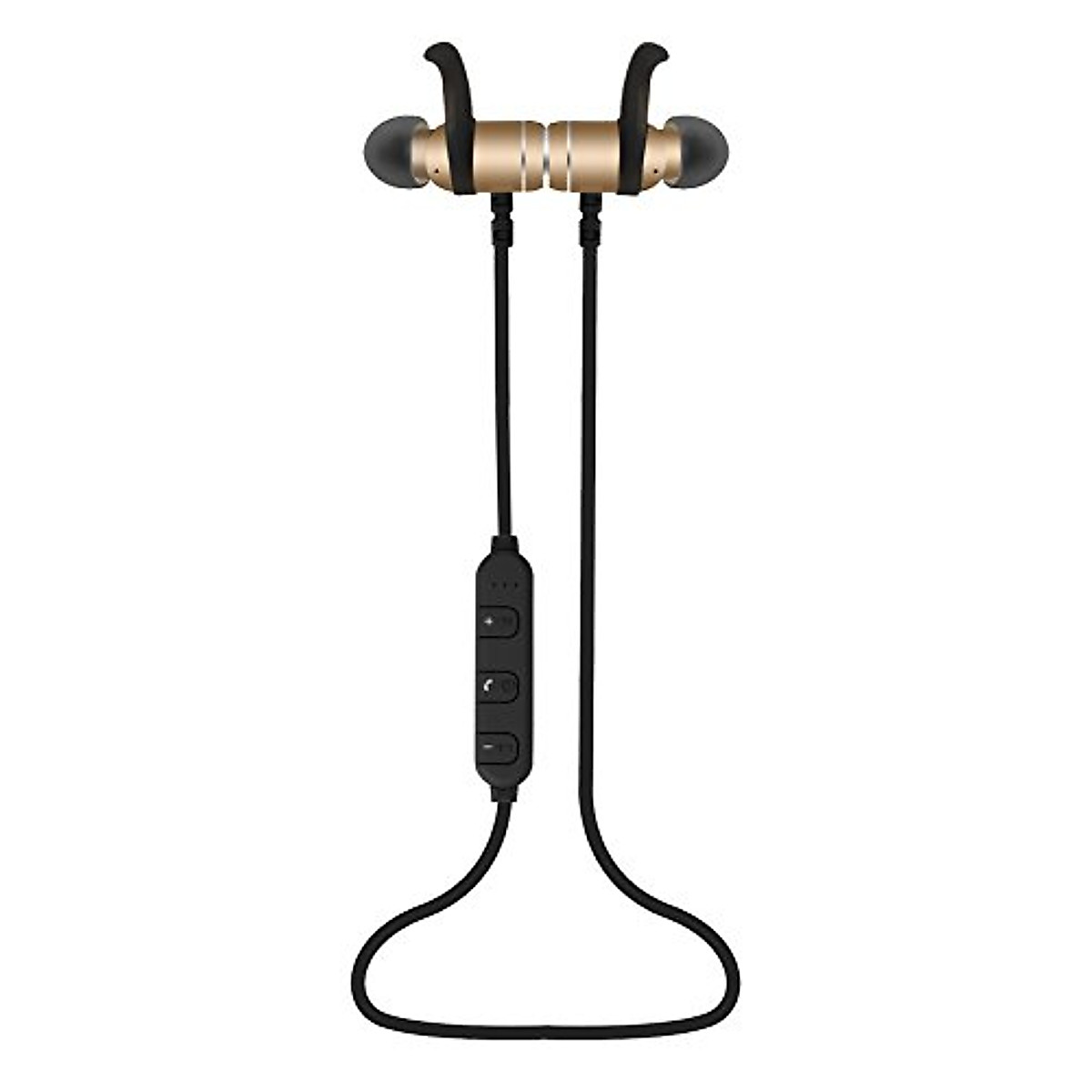 Emerson Wireless In-Ear Bluetooth Earbuds Headphones with Universal Mic and Remote and Magnetic Attraction ER106006