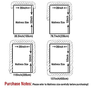 Handmade Braided Cushion Knotted Soft Knot Pillow Comfortable Cushion Long Rail Decor for Bedroom (Light Pinkish Brown,157.56 inch),1060026