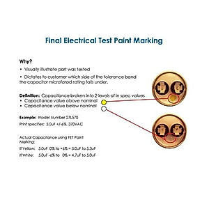 GE Genteq Capacitor round 30/5 uf MFD 440 volt 97F9981 (replaces old GE# Z97F9981), 30 + 5 MFD at 440 volts