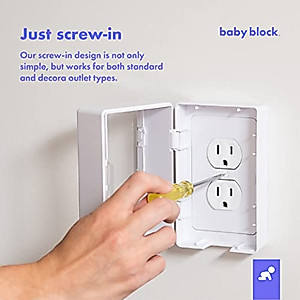 New Lock & Key Outlet Cover | Plug Covers for Electrical Outlets | Wall Plug Socket Protectors | Outlet Covers | Baby Safety & Childproof Locks