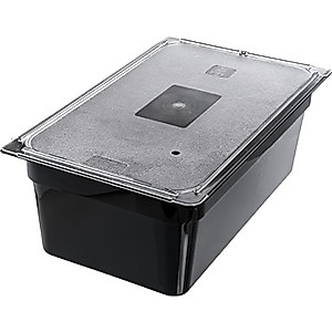 Carlisle FoodService Products 10216U07 StorPlus Full Size Polycarbonate Universal Flat Surface Food Pan Lid, Clear