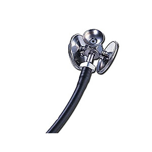 Welch Allyn 5079-321 Harvey DLX Stethoscopes, Triple Head, 28" Black