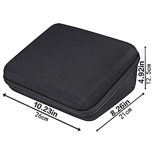 khanka Hard Storage Case Replacement for Brother P-Touch Label Maker PTD600 Labeler/PT- D610BT Business Professional Connected Label Maker, Case Only (Inside Black)