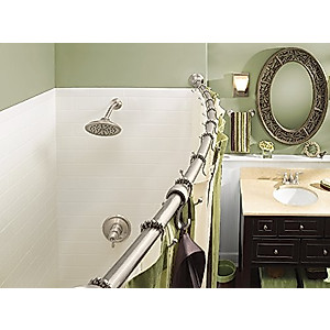Moen SR2201BN Shower Curtain Rings (Pack of 12), Brushed Nickel