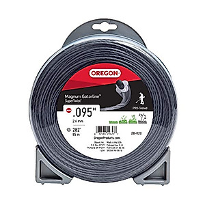 Oregon 20-020 Magnum Gatorline Supertwist Trimmer Line .095-Inch by 282-Foot ,Black