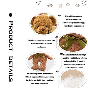 CHELEI2019 11.8" Brown Teddy Bear Stuffed Animal,Cute Soft Teddy Bear Plush,Gifts for Kids