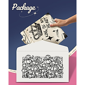 Miss Adola Aesthetic Canvas Tote Bag with Pattern for Women Trendy Casual Music Inspired Cloth Totes Bag for Shopping, Grocery, Gym, Artistic Butterfly Snake