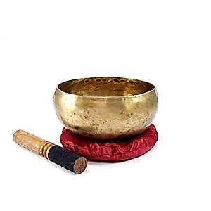 Tibetan Singing Bowl Set - 4th Chakra F (7 Inch)