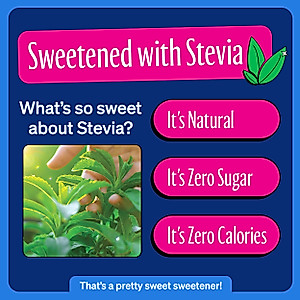 Zevia Zero Sugar Soda, Cherry Cola, 12 oz Cans (24-Pack) – Naturally Sweetened, Zero Calorie Sugar Free Soda - Non-GMO Project Verified, Gluten-Free, Vegan