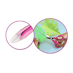 Multicraft Crafter's Soft-Grip Scissors Toolkit Set of 4 - Pink - Embroidery, Craft, Fine Tip, and Thread Snipper