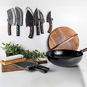 Coolina Walnut Serving Board - Perfect Cutting Board for Chopping Meet,Chicken! Made from Durable Walnut Wood (12x9 inches)