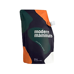 Modern Mammals Magic Mud Men's 2-in-1 Shampoo & Conditioner, Lather-Free, Daily Cowash (8 oz Bottle and 32 oz Refill Pouch)
