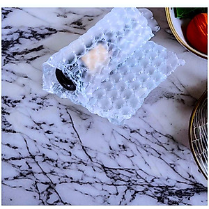 Welcoming Hands Heavy duty Cushioning Bubble Wrap for Moving & Shipping- Dual Side Bubble Cushion, 50 FT Bubble Packing Wrap for Maximum Protection -Bubble Roll Moving Supplies, Perforated at 12 IN
