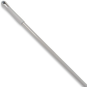 SPARTA 41225EC23 Fiberglass Broom Handle, Mop Handle, Replacement Handle With Acme Threaded Tip For Commercial Cleaning, 48 Inches, Gray