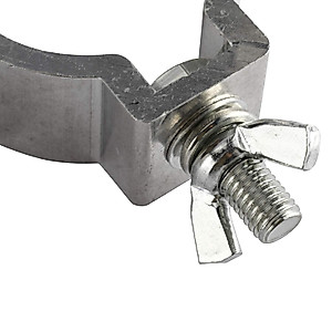 10 Pack O-Clamp 2 Inch Aluminum Alloy Stage Lights Truss Clamp, Fit for 48-51mm OD Tube/Pipe, Heavy Duty 220 lbs Load Capacity
