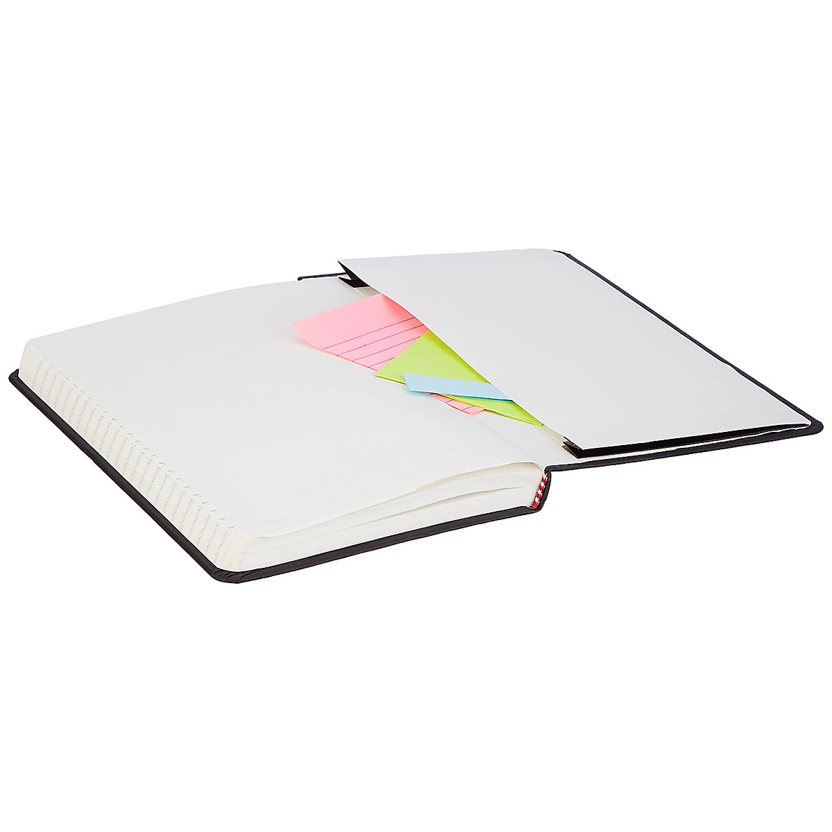 Amazon Basics Classic Notebook, 240 Pages, Hardcover - 5 x 8.25-Inch, Line Ruled Pages