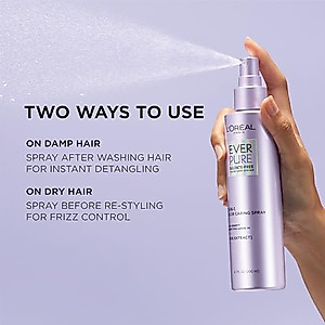 L’Oréal Paris Sulfate Free Moisture 21-in-1 Leave-In Conditioner for Dry Hair, EverPure, 6.8 fl oz (Packaging May Vary)