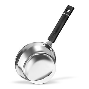 KSJONE 1.2-Quart Professional Grade Saucepan with Stay Cool Handles, Kitchen Cooking Pans, Dishwasher Oven Safe & Compatible with All Stovetops Multipurpose for Home Restaurant, Silver
