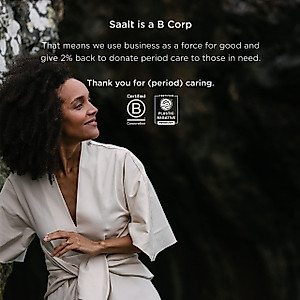 Saalt Soft Menstrual Cup - Super Soft and Flexible - Best Sensitive Cup - Wear for 12 Hours - Tampon and Pad Alternative (Grey, Regular)