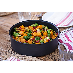 Lagostina Nera Hard Anodized Nonstick 8.5-Inch Fry Pan, Dishwasher Safe Cookware,Grey